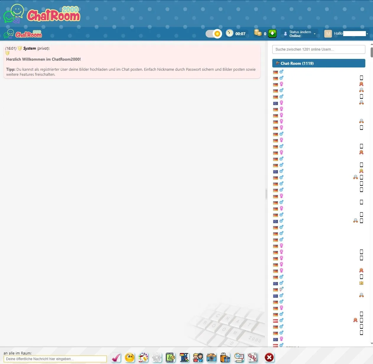 Chatroom2000 im Gratis Chat Vergleich samt Single Testbericht August ...